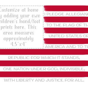 Memorial Day American Flag Handprint Art, Independence Day Handprint ...