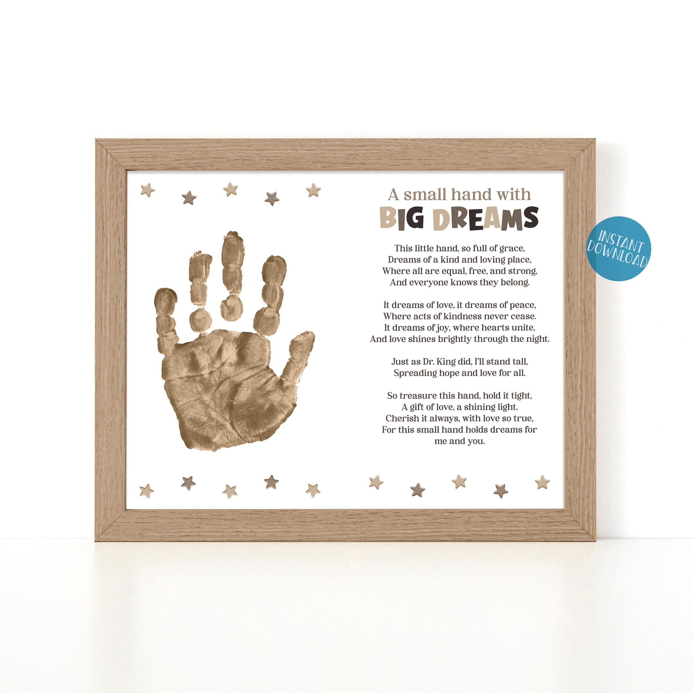 Martin Luther King Day Handprint Craft for Toddlers, MLK Day Handprint ...