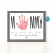 Handprint Keepsake Gift for Mom, Mother's Day Poem, Handprint Art, DIY ...