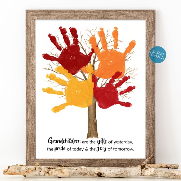 Handprint Tree - Etsy