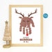 Cutest Reindeer of All Handprint Art, Christmas Xmas Handprint Craft ...