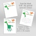 First Day of Pre-k Handprint Art, Back to School Printable, Dinosaur ...