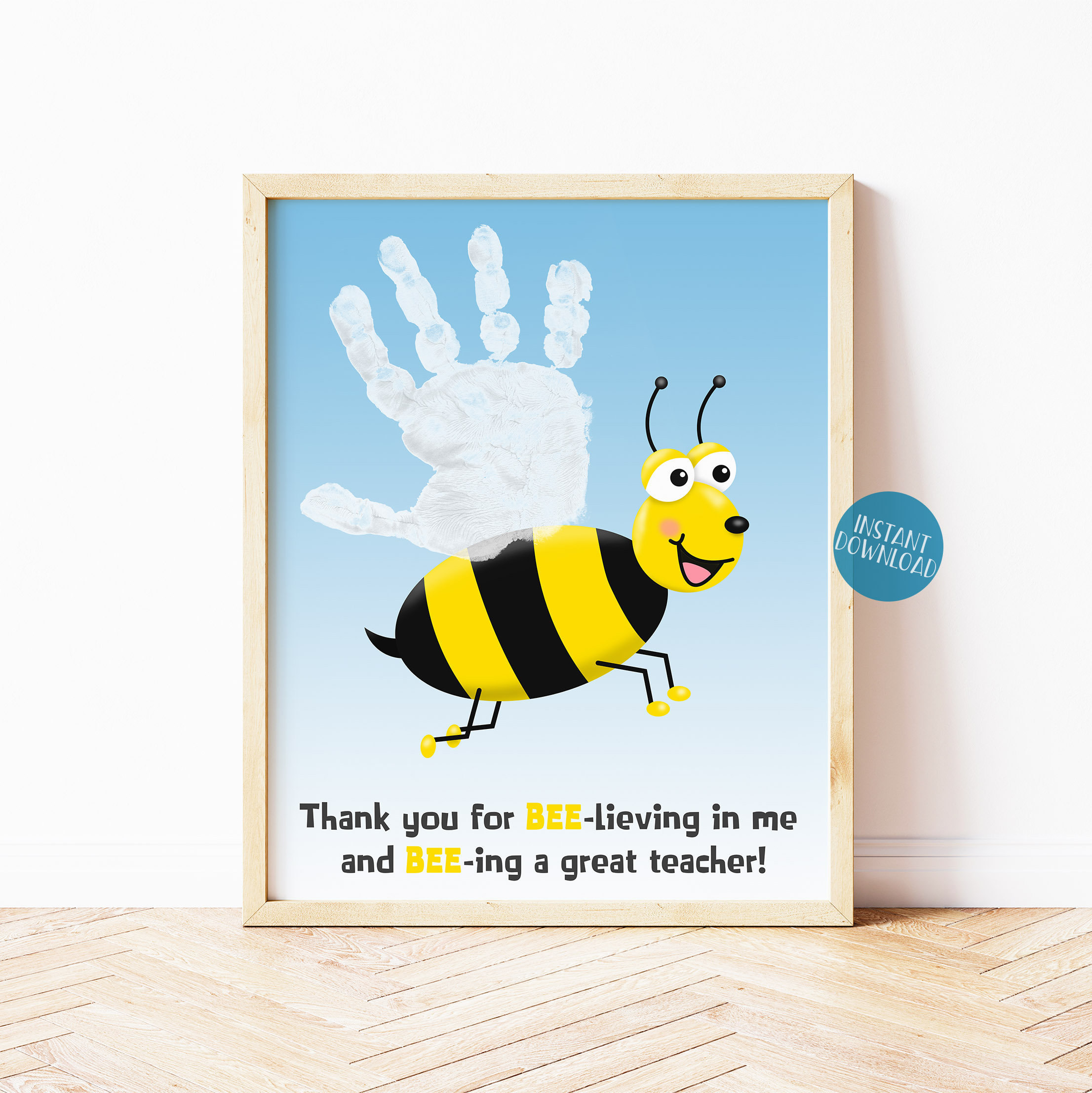 Teacher appreciation gift DIY Kid Craft Teacher gift idea | Etsy