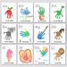 Alphabet Handprint Art ABC Book Alphabet Craft for - Etsy