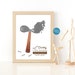 Hammer Footprint Art Project for Toddlers, Gift for Dad, Baby Footprint ...