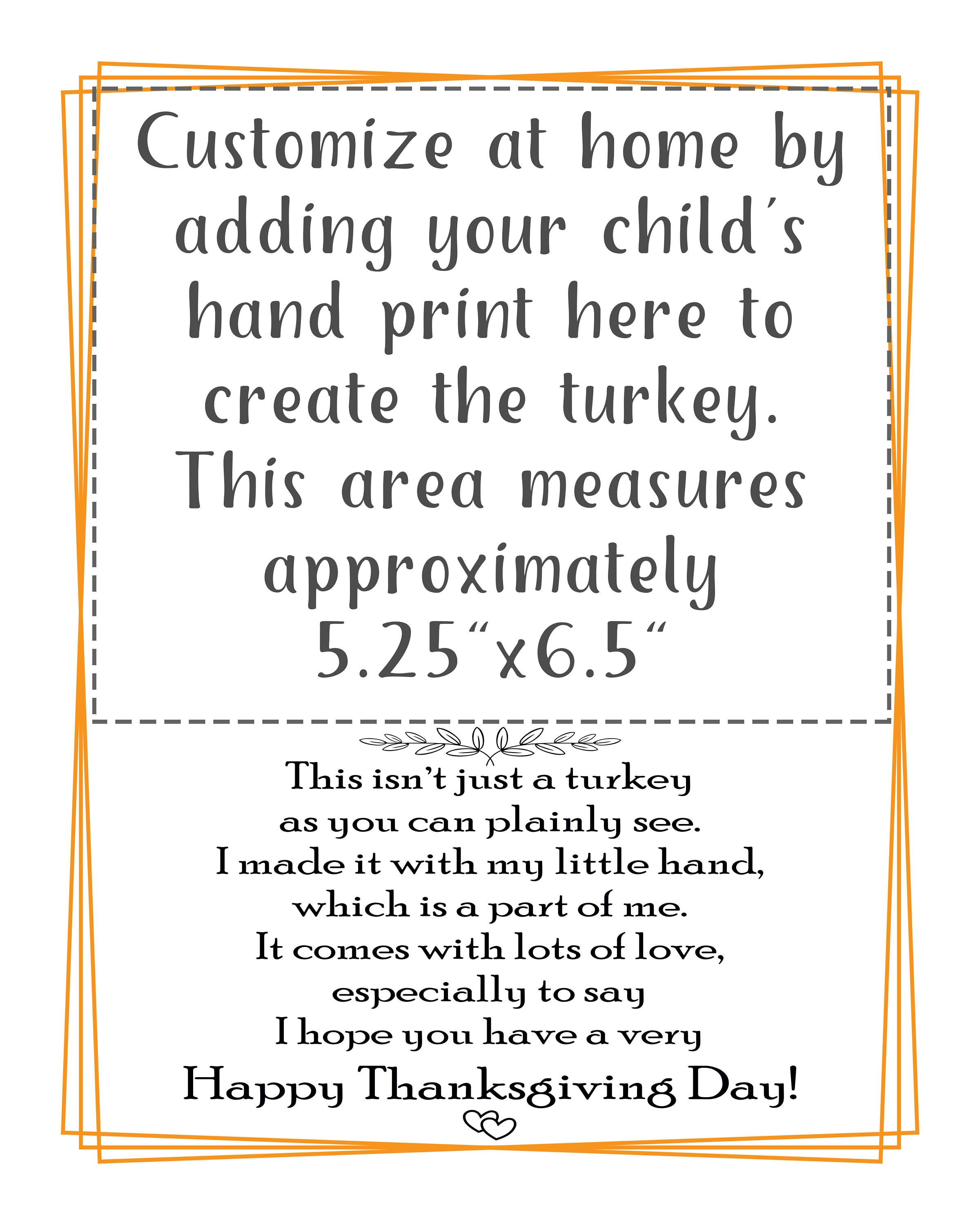 Thanksgiving Handprint Art Bundle Handprint Craft for Kids - Etsy