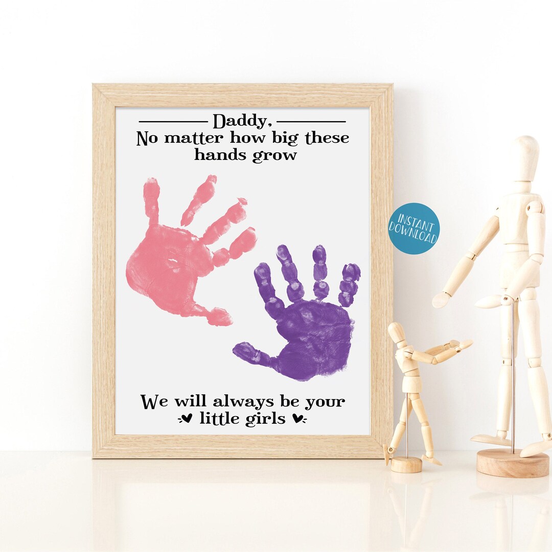 Personalized Father's Day Gift From Daughter, Dad Gift, Child's ...