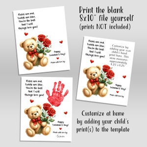 Handprint Art for Kids, Valentine's Day Handprint Craft for Toddlers ...