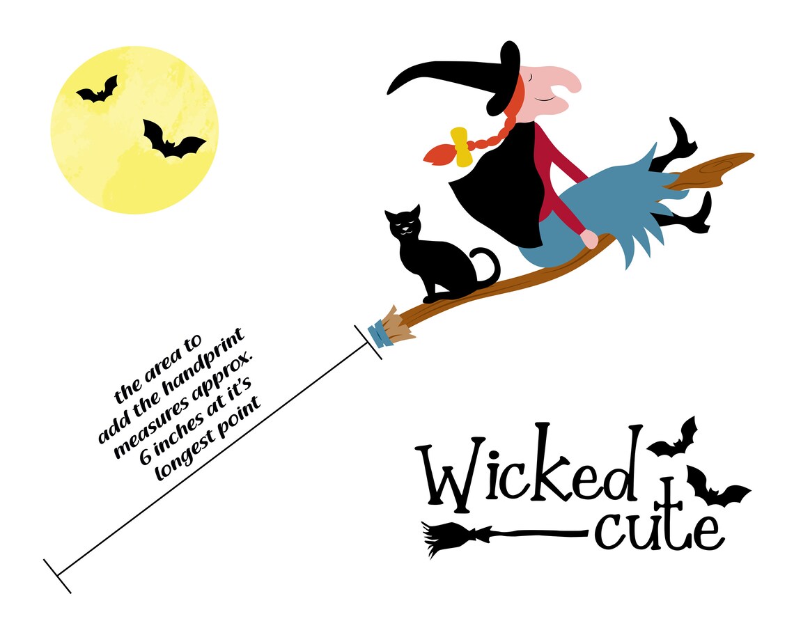 Wicked Cute Halloween Handprint Craft for Toddlers, Witch Broomstick ...