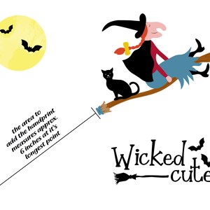 Wicked Cute Halloween Handprint Craft for Toddlers, Witch Broomstick ...