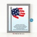 Flag Poem Handprint Craft, Memorial Day Patriotic Handprint Art for ...