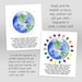 Earth Day Thumbprint Art, Earth Day Activities for Kids, Earth Day Poem ...