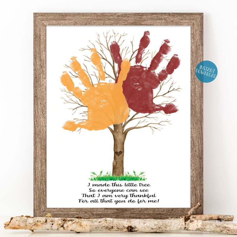 Handprint Tree - Etsy