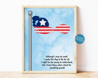 Fourth of July Footprint Art - Etsy