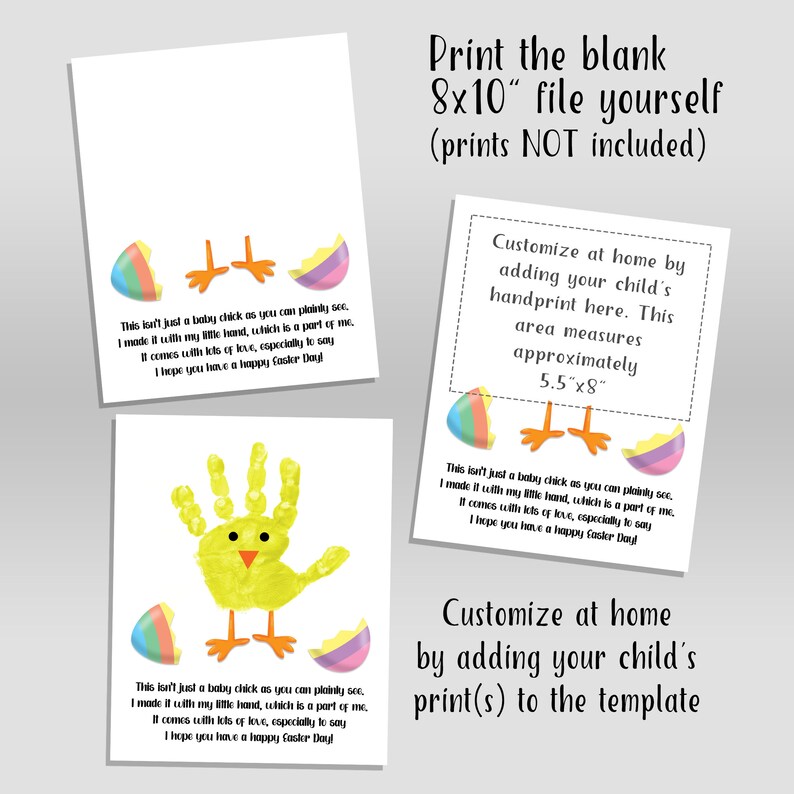 Easter Chicken Handprint Art Project for Kids, Toddler Handprint ...