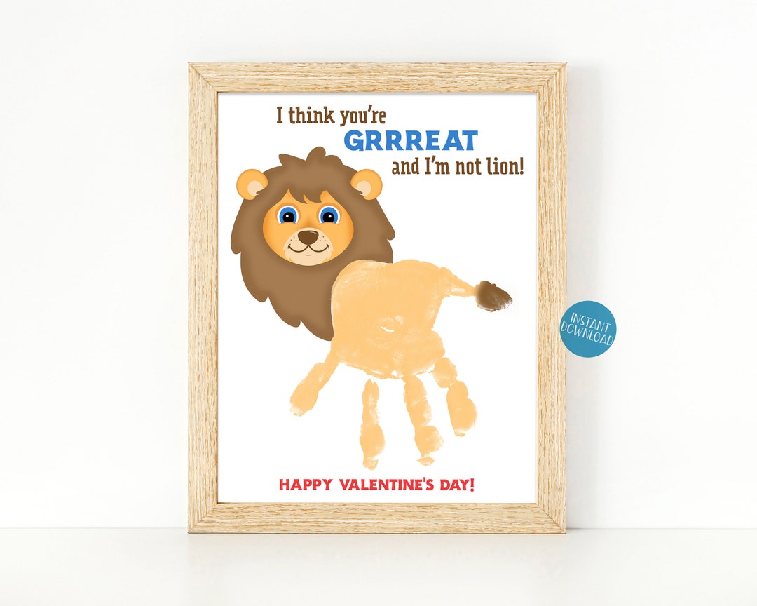 Valentine's Day Handprint Art Project for Kids, Toddler Handprint ...