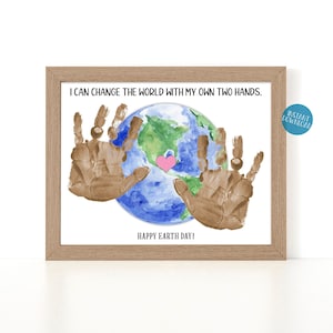 Earth Day Handprint Art, Earth Day Activities for Kids, Earth Day ...