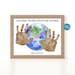 Earth Day Handprint Art, Earth Day Activities for Kids, Earth Day ...