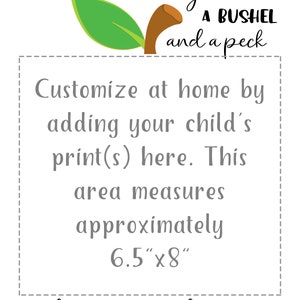 Apple Footprint Art, Handprint Art Craft for Kids, DIY Kids Craft, Love ...