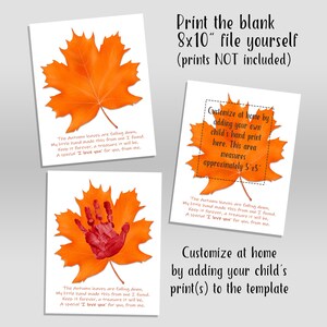 Autumn Handprint Art, Preschool Activities for Fall, Toddler Art ...