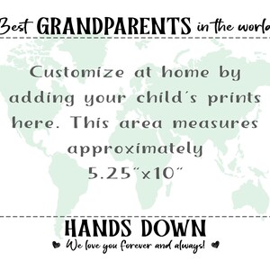 Best Grandparents in the World Handprint Art Project for Kids ...