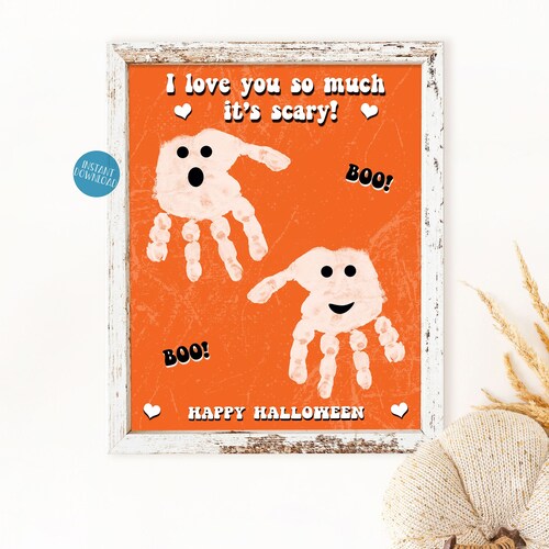 Halloween Art for Kids DIY Halloween Decor School Activity | Etsy