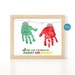 Handprint Christmas Lights, Handprint Art Project for Kids, Merry and ...