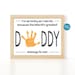 Gift for Dad From Child Handprint Art Birthday Gift Dad | Etsy