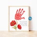 Veteran's Day Poppy Handprint Art Project for Kids, Veteran Gift Idea ...