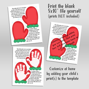 Christmas Handprint Art Bundle, Handprint Crafts, Classroom Project ...