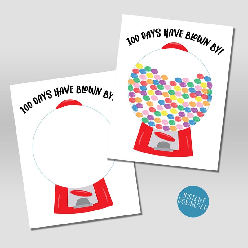 100 Days of School Posters - Etsy