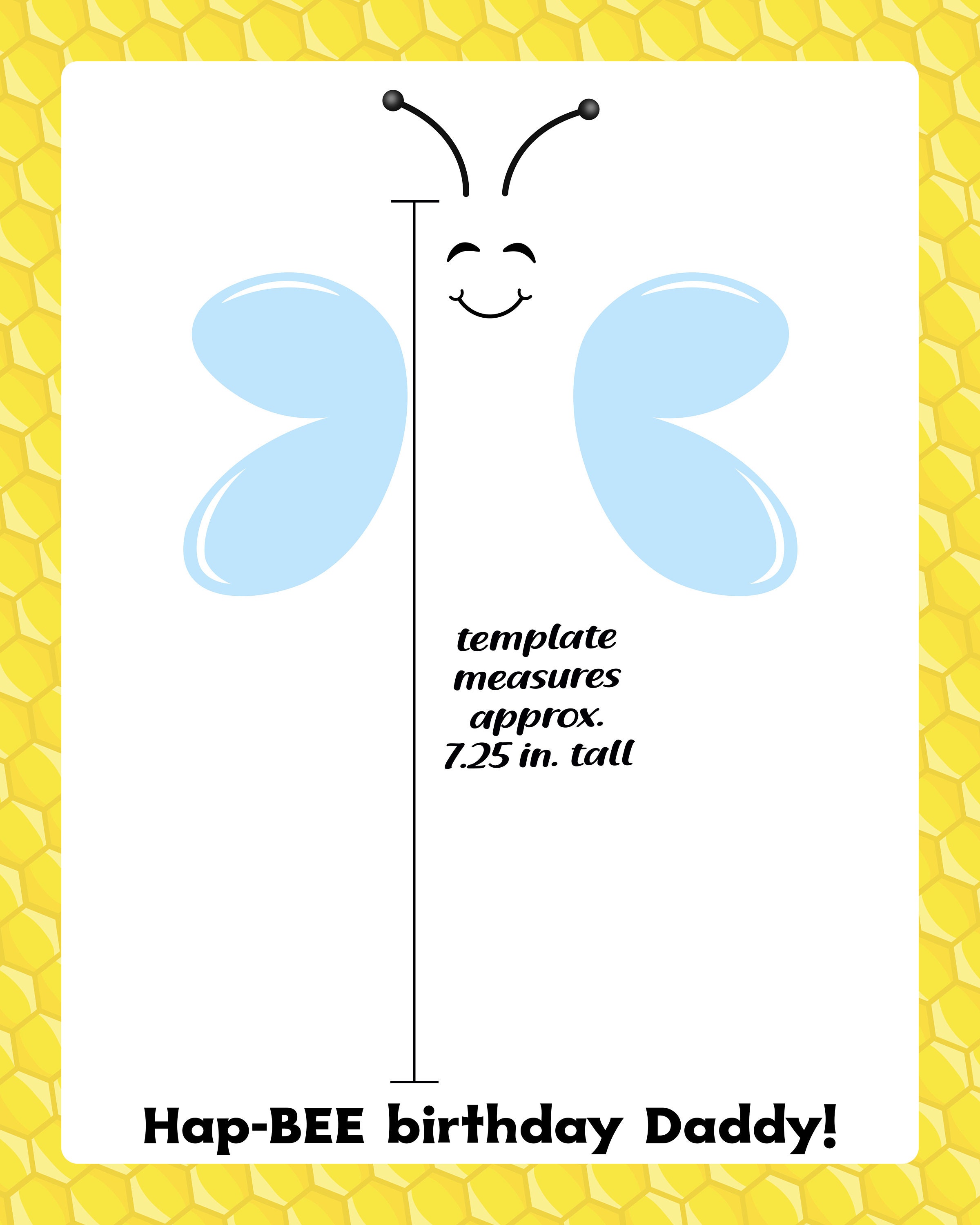 Hap BEE Birthday Footprint Art Craft for Kids Printable - Etsy