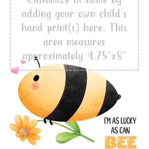 Grandparents Day Gift Bee Handprint Craft, Grandparent Handprint Art ...