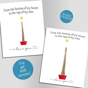 Christmas Footprint Art, Christmas Printable, Xmas Craft Keepsake Art ...