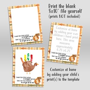 Turkey Handprint Art Project for Kids, Thanksgiving Handprint Keepsake ...