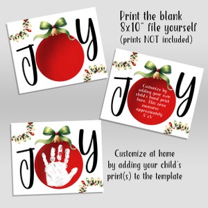 Joy Handprint Art, Handprint Craft Project for Kids, DIY Kid Craft Kit ...