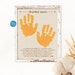 Thanksgiving Handprint Art Project, DIY Kid Craft Kit, Baby Handprint ...