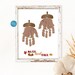 Thanksgiving Handprint Art Project, DIY Kid Craft Kit, Baby Handprint ...