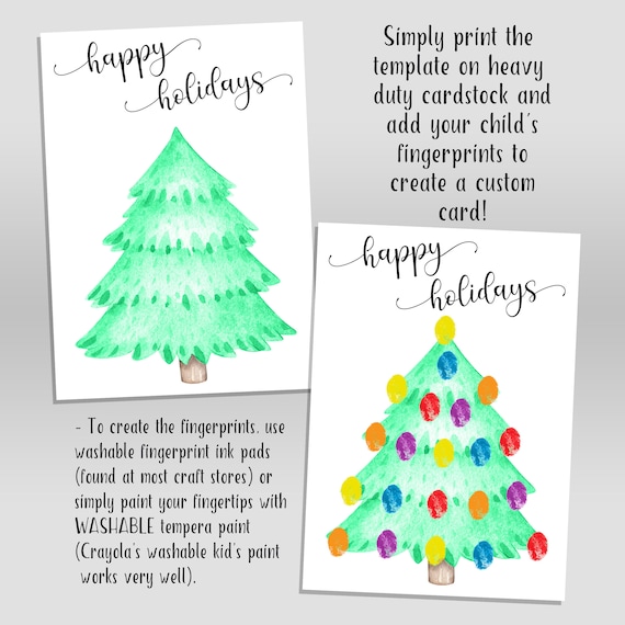 Christmas Card Templates For Kids