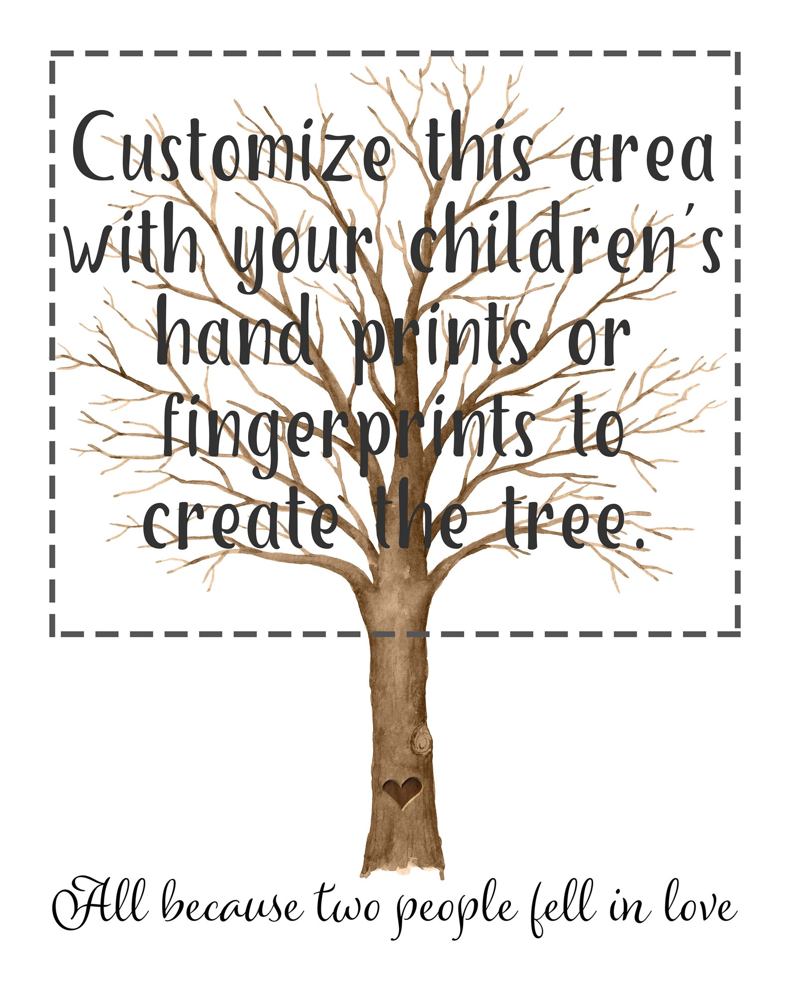 Family Tree Gift Handprint Art DIY Kid Craft Gift for Mom | Etsy