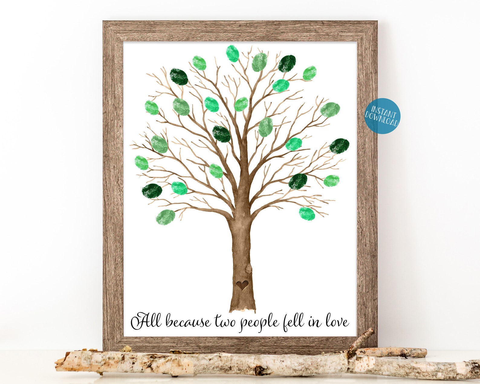 Family Tree Gift Handprint Art DIY Kid Craft Gift for Mom | Etsy