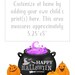 Halloween Handprint Art Witches Cauldron Halloween Craft for - Etsy