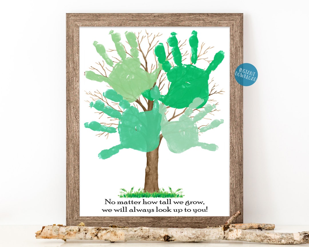 Handprint Tree Art, Toddler Handprint, DIY Kid Craft, No Matter How ...