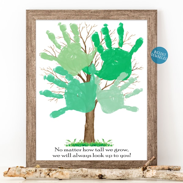 Handprint Tree - Etsy