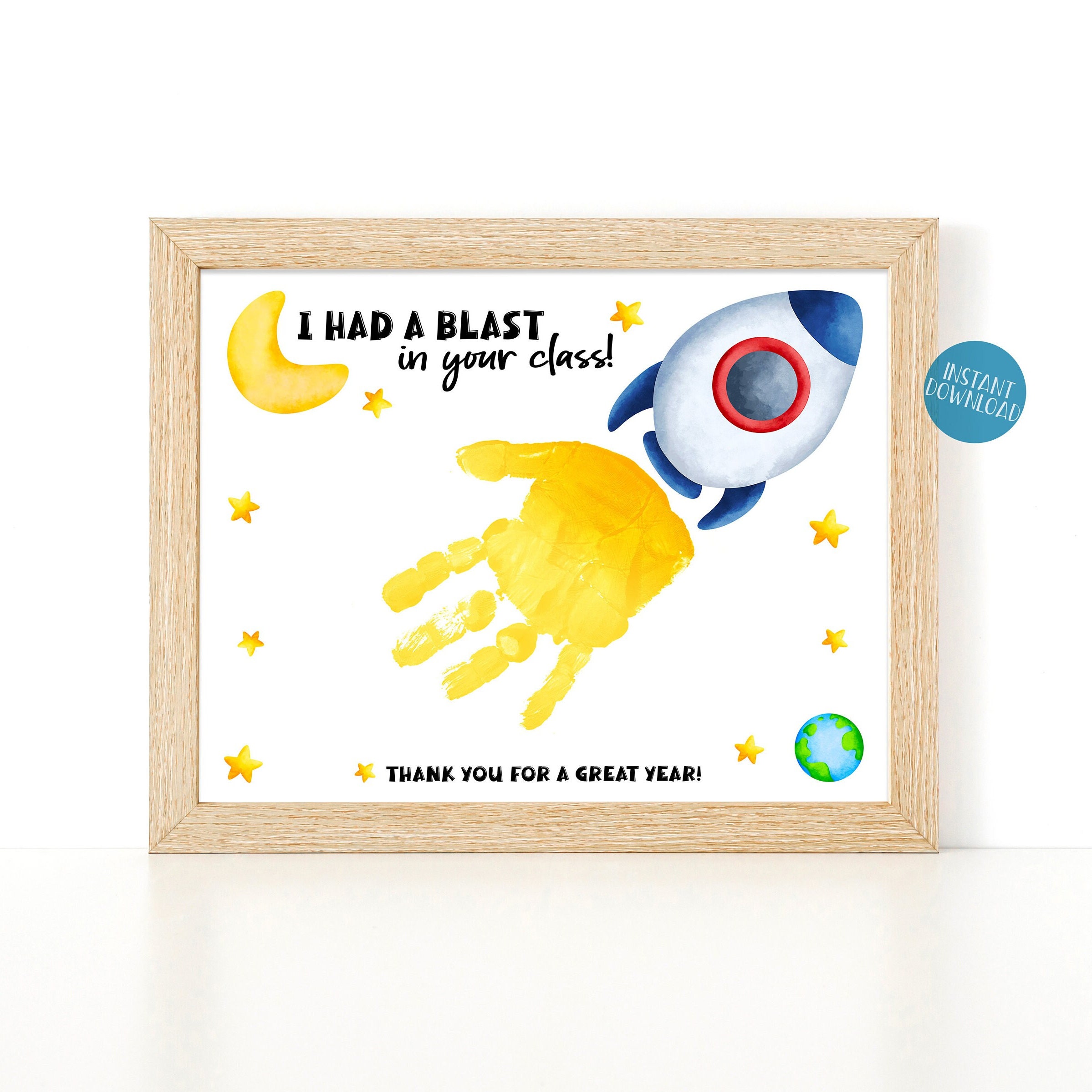Teacher End of Year Gift Handprint Craft Teacher Appreciation - Etsy