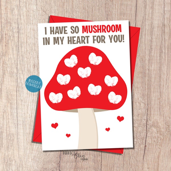 Mushroom Valentine - Etsy
