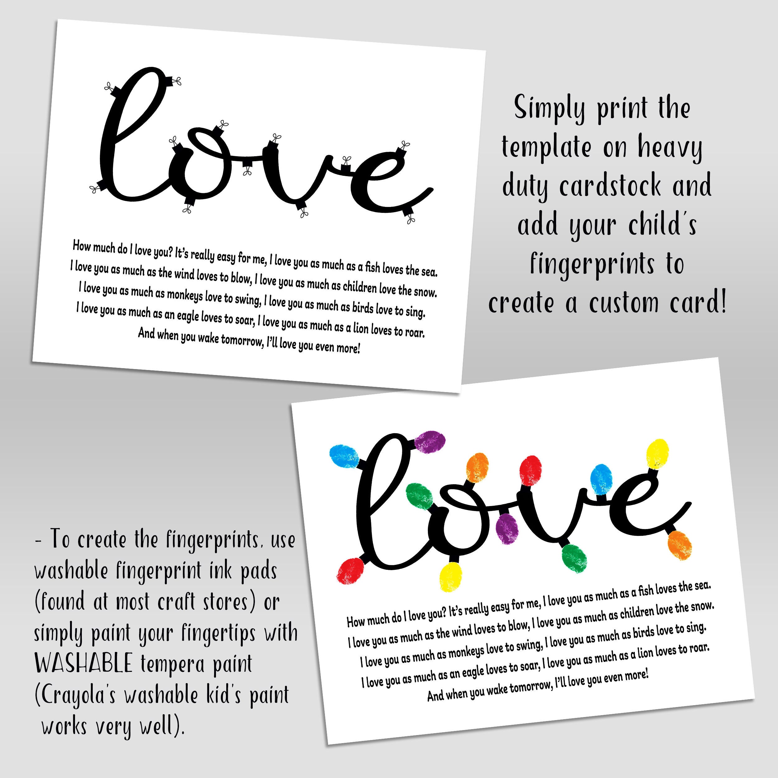 Holiday Craft for Kids, Fingerprint Crafts, Christmas Classroom ...