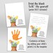 Flower Handprint Art Mother's Day Gift Printable Grandma - Etsy