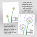 Mother's Day Dandelion Thumbprint Art, Gift for Grandma, DIY Kid Craft ...