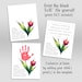 Handprint Art for Mom, Gift for Mom, Gift for Grandma, Handprint Craft ...